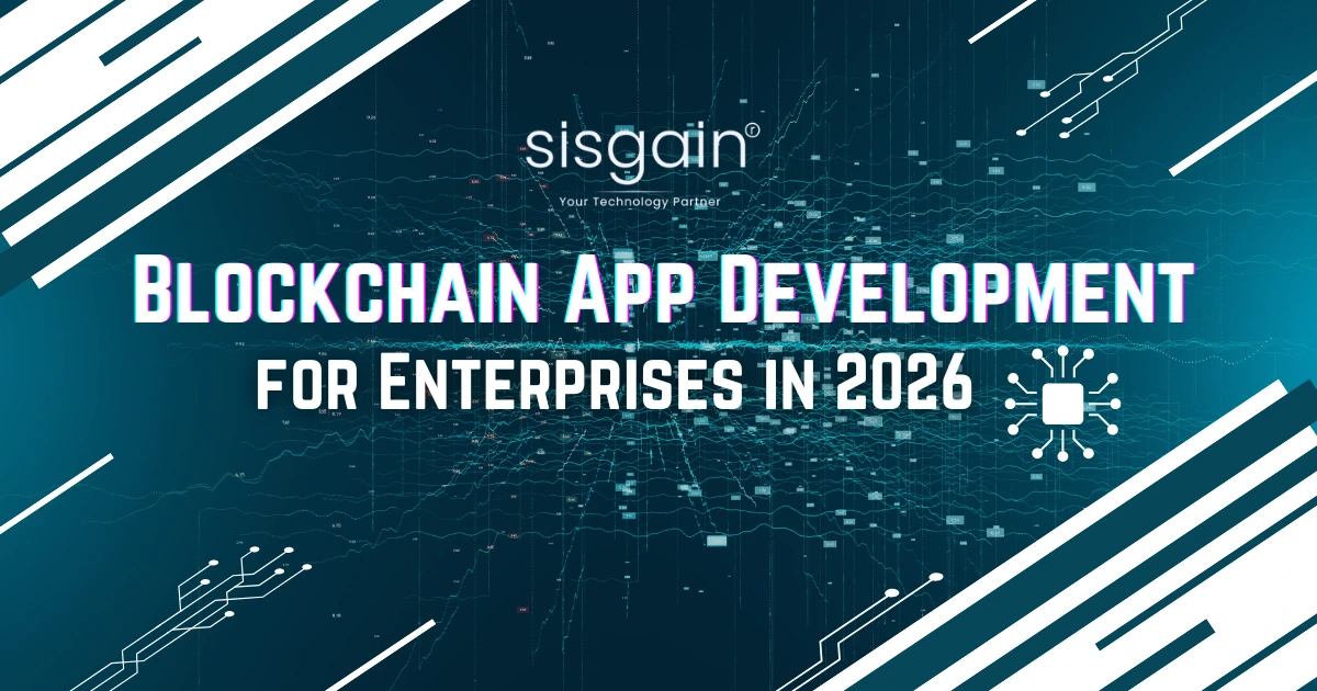 Blockchain App Development for Enterprises in 2026 banner